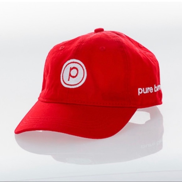 Pure Barre | Accessories | Pure Barre Circle P Baseball Hat Dc Red ...